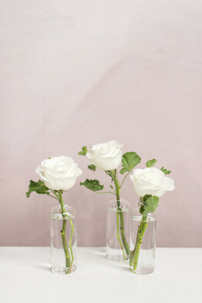 Pearl Rose Bud Vase Set – Simply Sweet Root